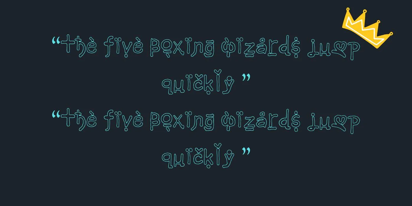 Crown Outline Font Free Download